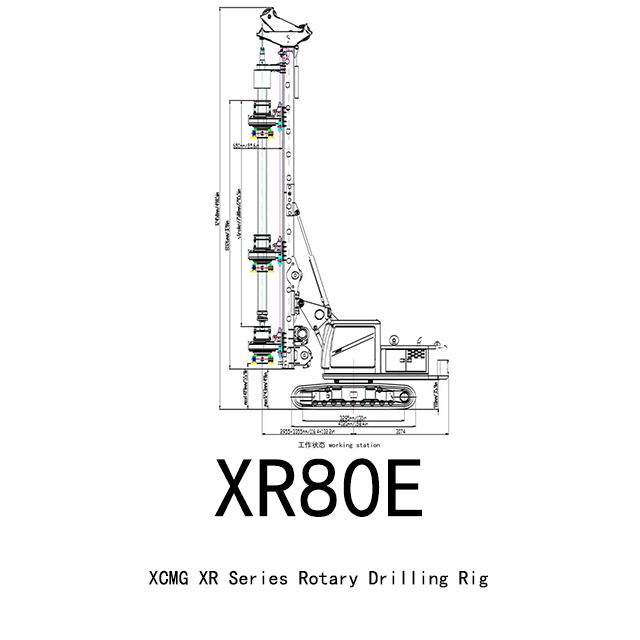 XCMG XR80E XR Series Rotary Drilling Rig - Buy XCMG, Rotary Drilling ...